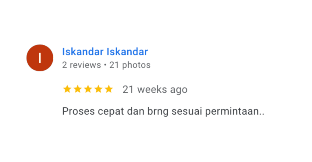 Testimonial Pt Brewdets Karya Mandiri